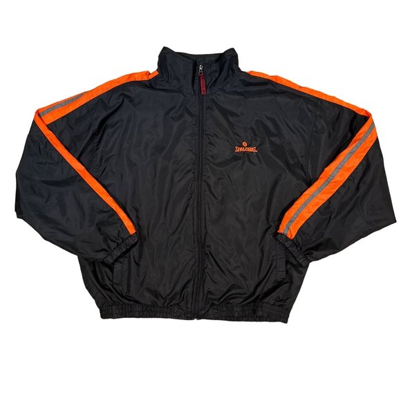 Spalding | Jackets & Coats | Spalding Jacket Mens Long Sleeve High Neck ...